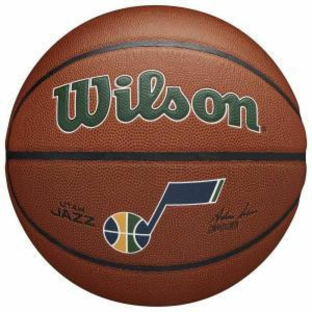 Wilson Team Alliance Utah Jazz Basketball Размер 7, Decathlon, Цвет: Коричневый / Коричневый / Зеленый, Размер: 7