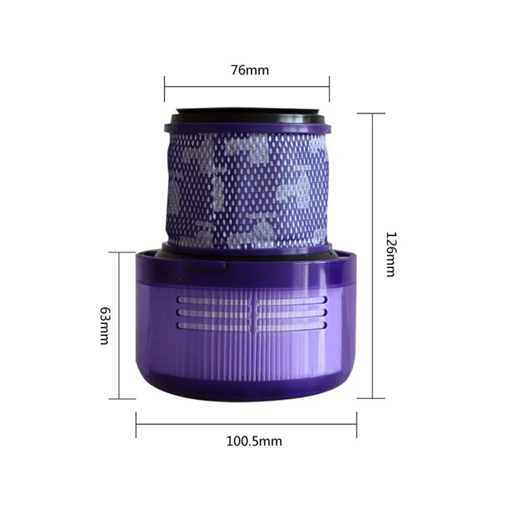 Фильтр 2X для пылесоса V11 Outsize Absolute Spare Part 970422-01, моющийся и многоразовый