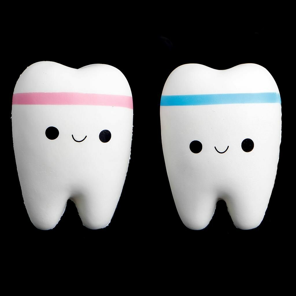 Мягкая игрушка-подвеска Зуб , Многоцветный