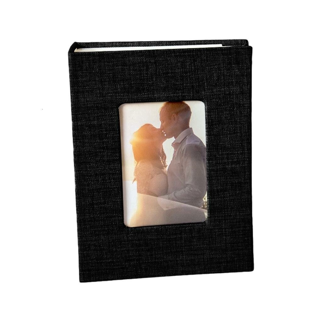 Фотоальбом 4×6 дюймов, Черный - 6 дюймов 100