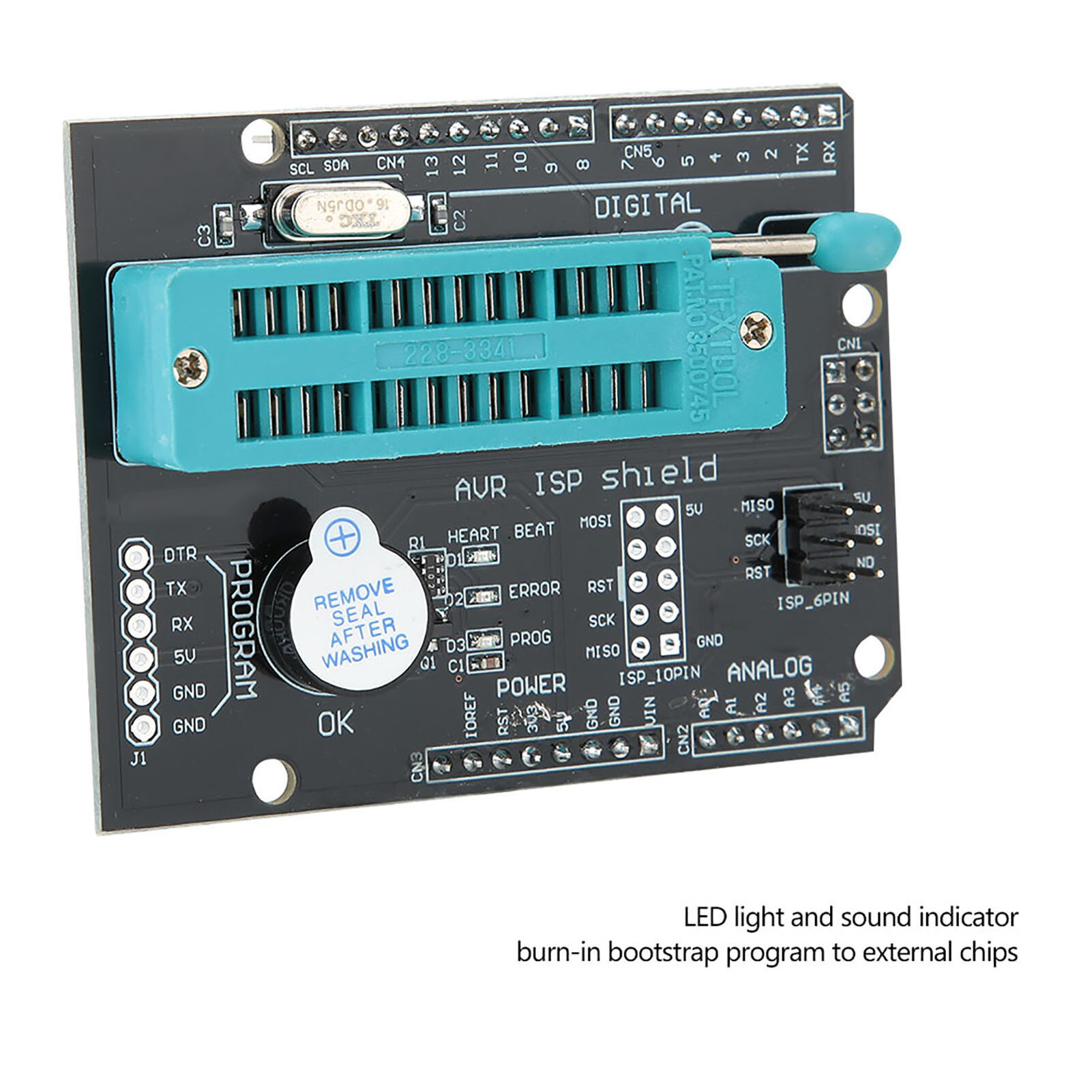 AVR ISP Shield Burning Burn Bootloader Programmer for Development Expansion Board — фото 1