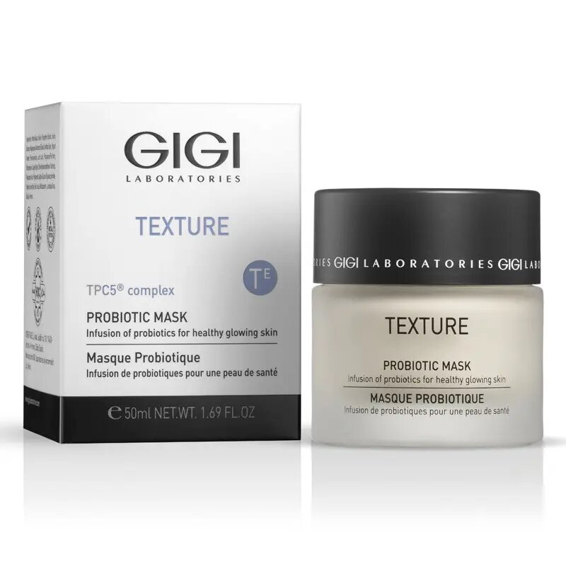 Маска GIGI "TEXTURE Probiotic", лифтинг-эффект, для всех типов кожи, 50мл