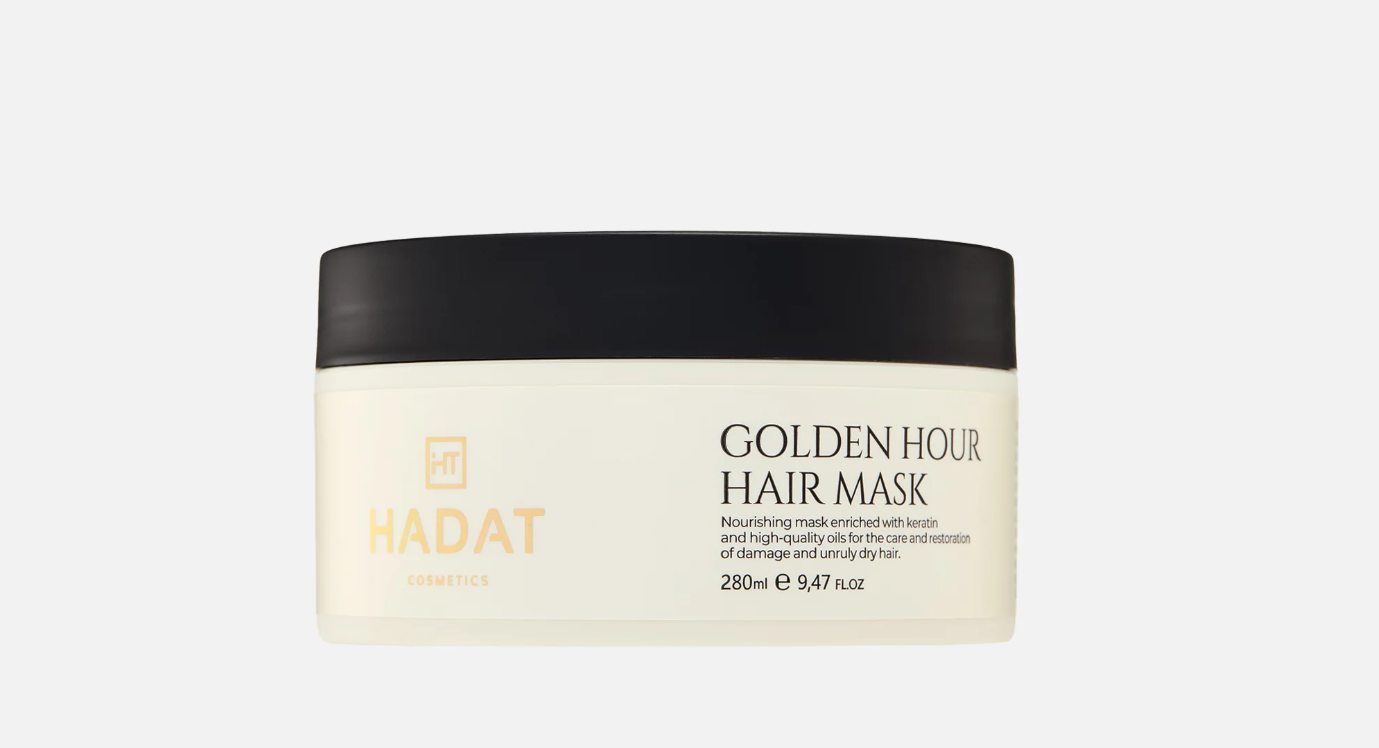 Hadat Golden Hour Питательная Маска для волос с кератином, 280 мл