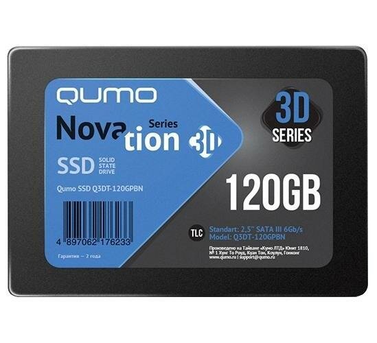 Твердотельный накопитель Qumo Novation 120 ГБ SATA Q3DT-120GSCY