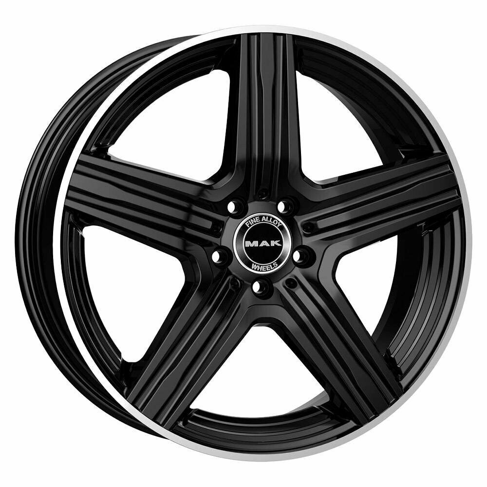 Колесный диск Mak Lewis 9x18 5x112 ET42 D66.6 Gloss Black Mirror Ring