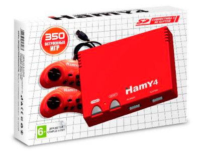 Игровая Консоль Hamy 4 Classic Red (350 в 1) 16 Bit 8 Bit
