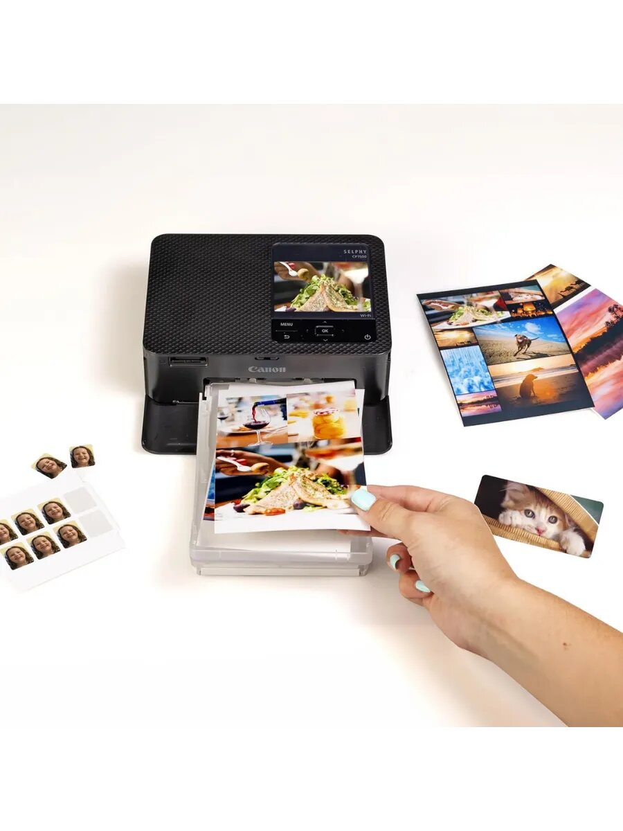 Мобильный фотопринтер Selphy CP1500 Wi-Fi USB компактный