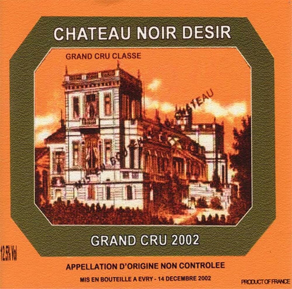 NOIR DESIR - CHATEAU NOIR DESIR Live in Evry France 2002 Des Visages Des Figures CD (компакт диск, концерт)