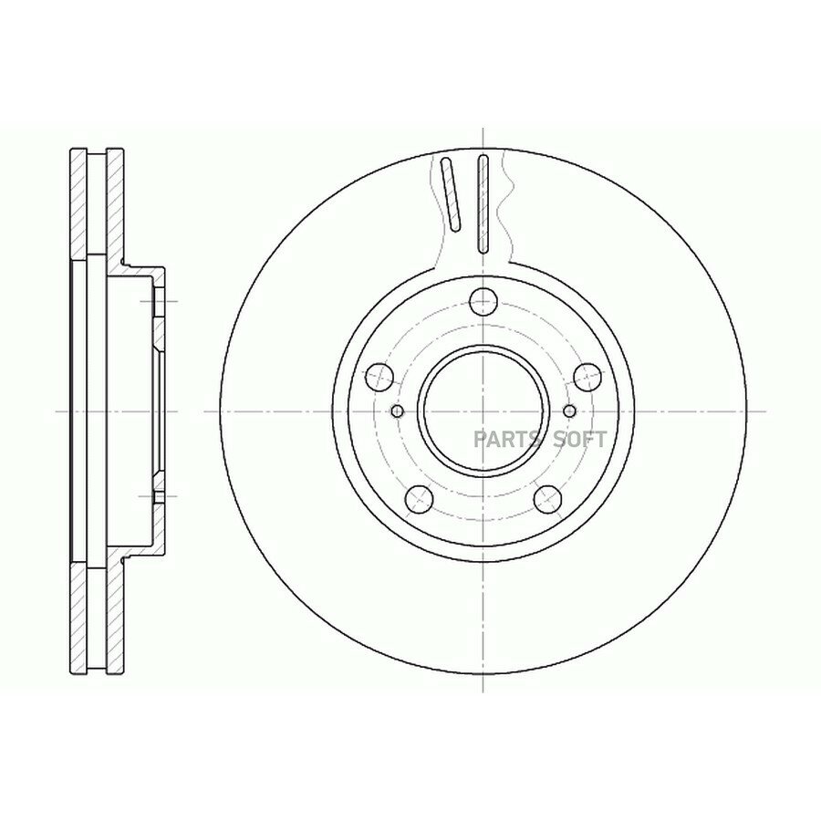 GR02209 G-BRAKE Диск тормозной вентилируемый G-brake GR-02209 G-BRAKE GR02209 | цена за 1 шт