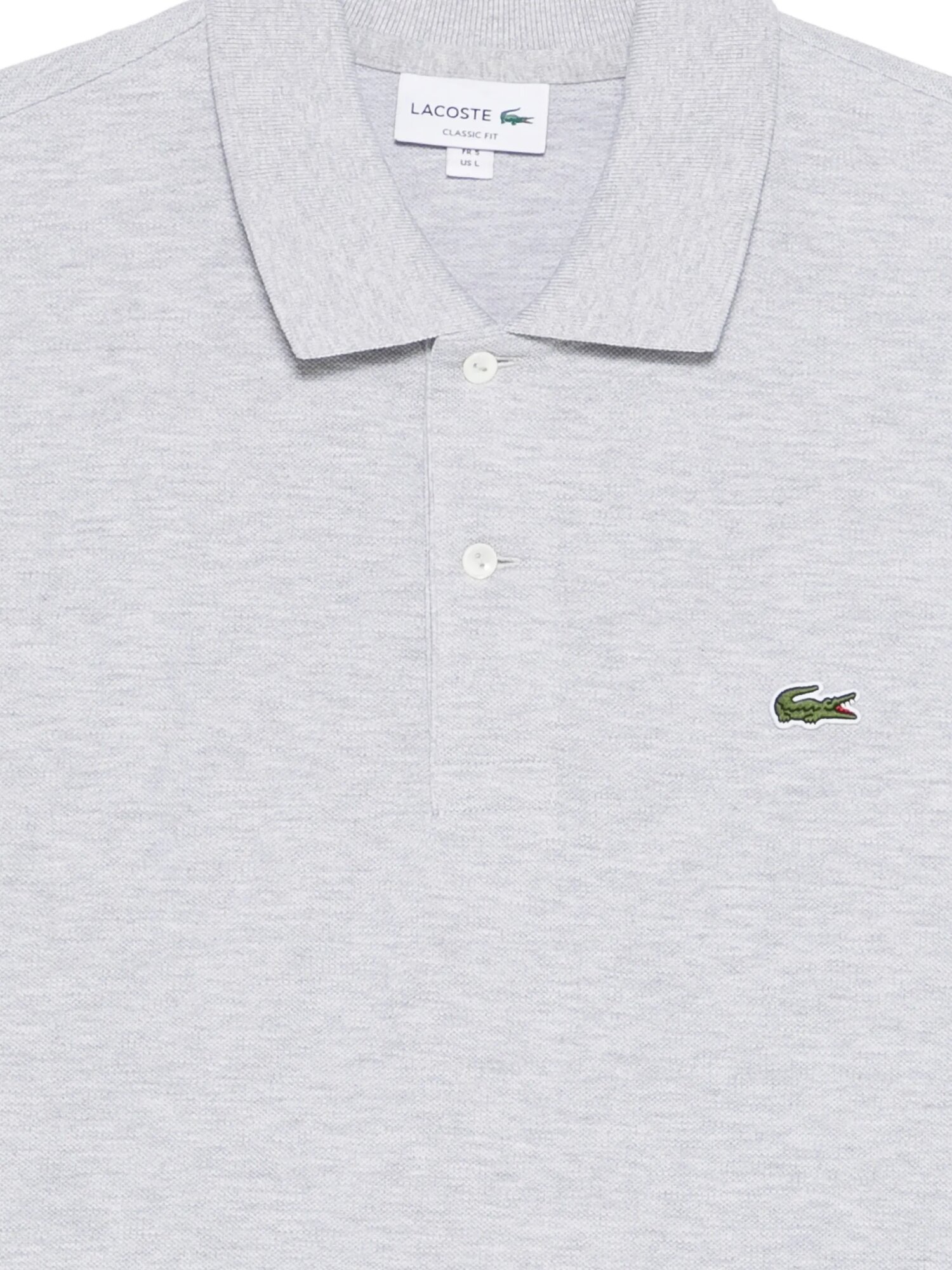 Рубашка LACOSTE Logo polo shirt, размер L, grey — фото 1