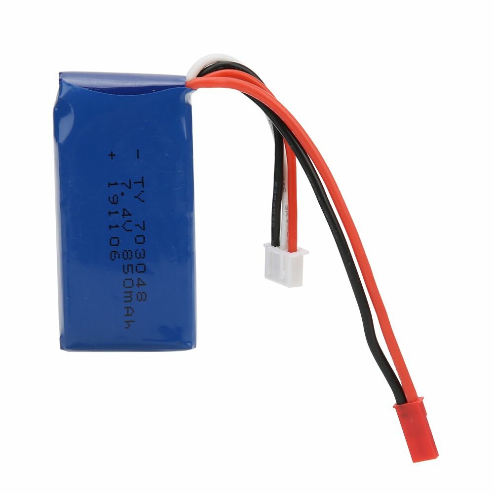 Аккумулятор для радиоуправляемого вертолета WLtoys V912 V262 V333 7,4 В, 850 мАч, 4-канальный, сменный блок питания с одной лопастью