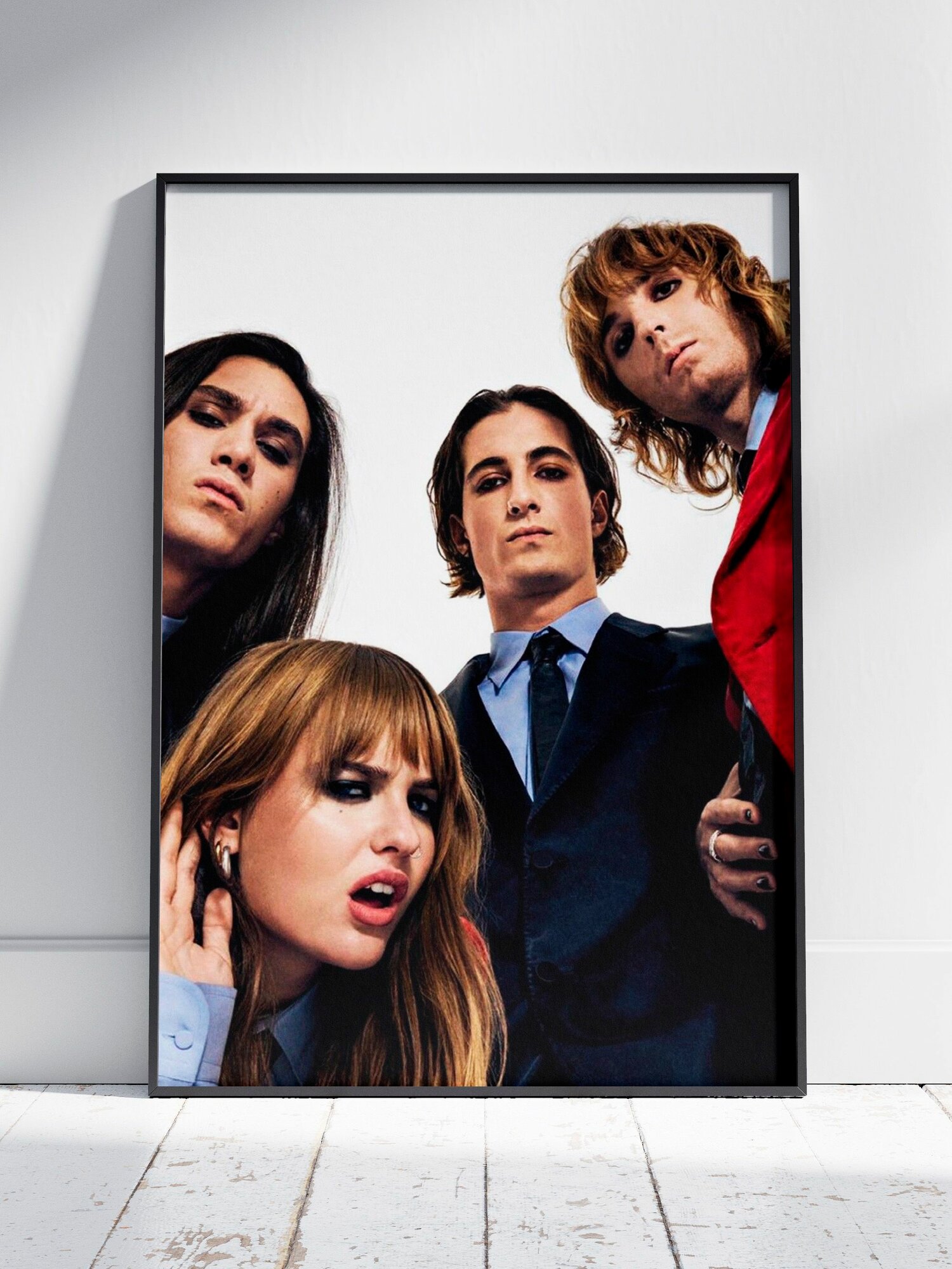 Плакат на стену для интерьера Манескин (Maneskin 14) - Постер по музыке и артисту формата A4 (21x30 см)