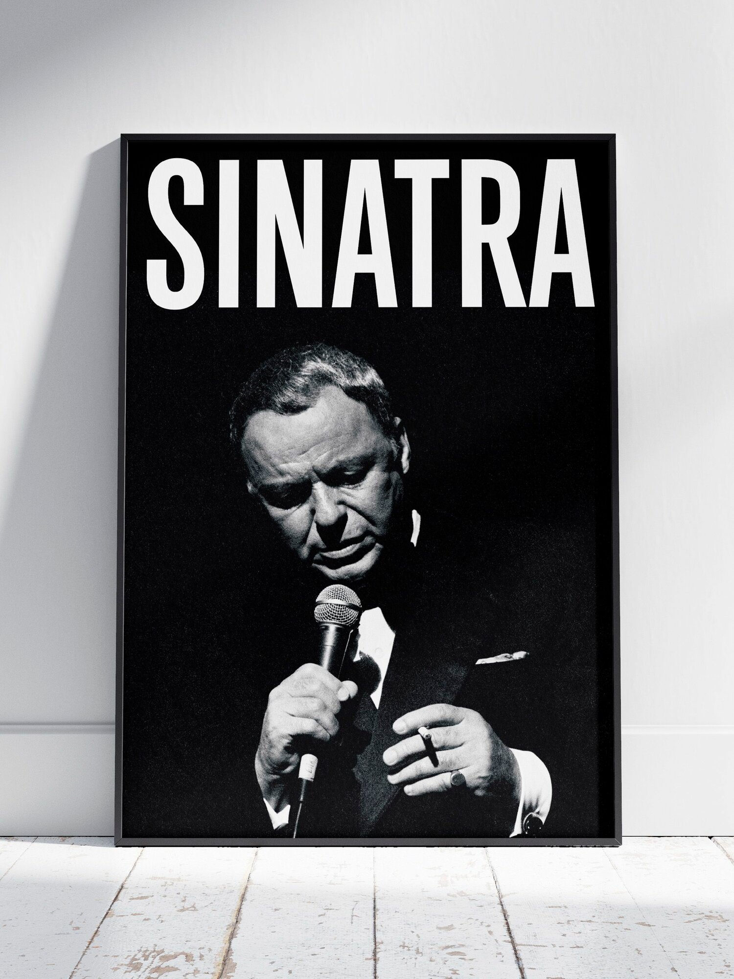 Плакат на стену для интерьера Фрэнк Синатра (Frank Sinatra 23) - Постер по актеру фильма, кино, сериала формата A4 (21x30 см)