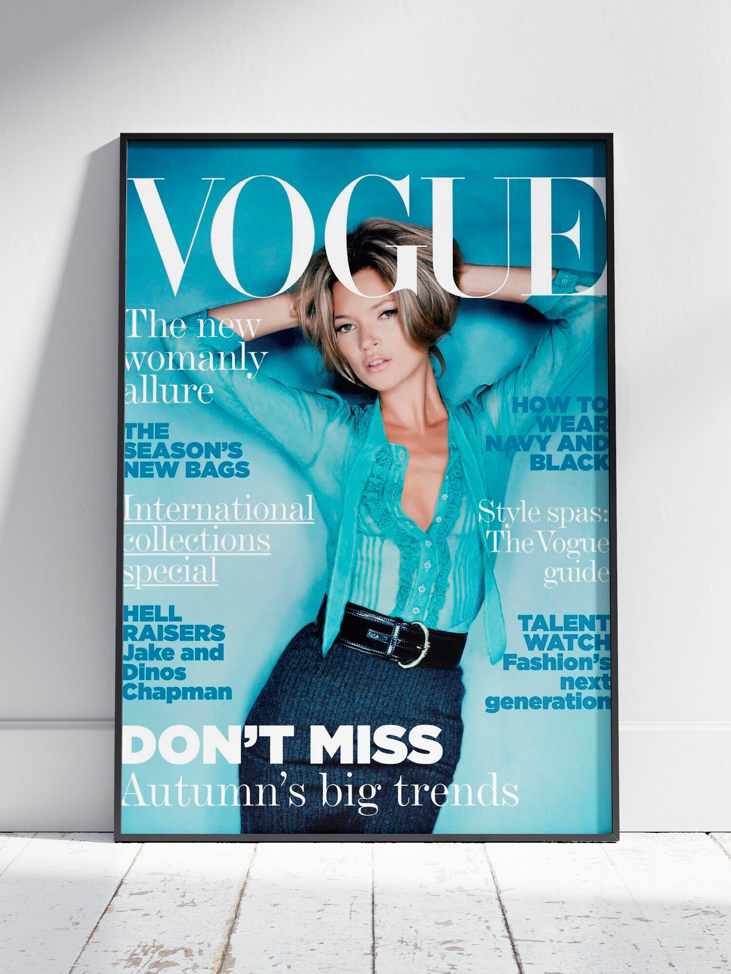 Плакат на стену для интерьера Кейт Мосс (Kate Moss 6) - Постер по модели, бренду и моде формата A4 (21x30 см)