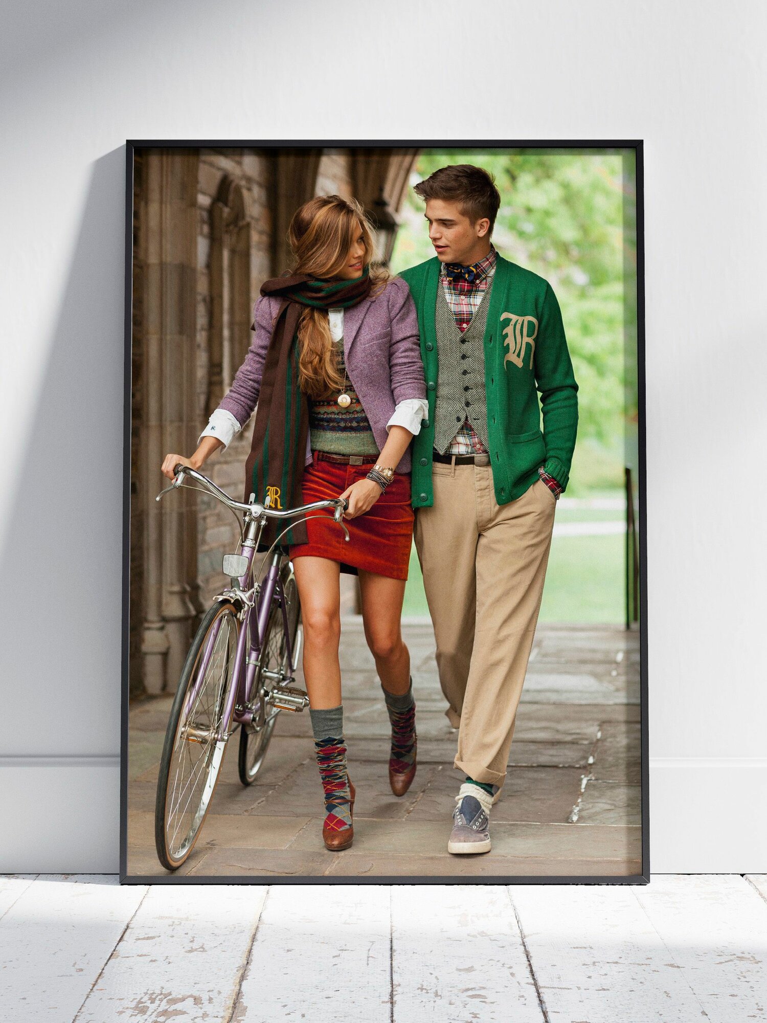 Плакат на стену для интерьера Стиль Преппи (Preppy Style 1) - Постер по моде и эстетике формата A4 (21x30 см)