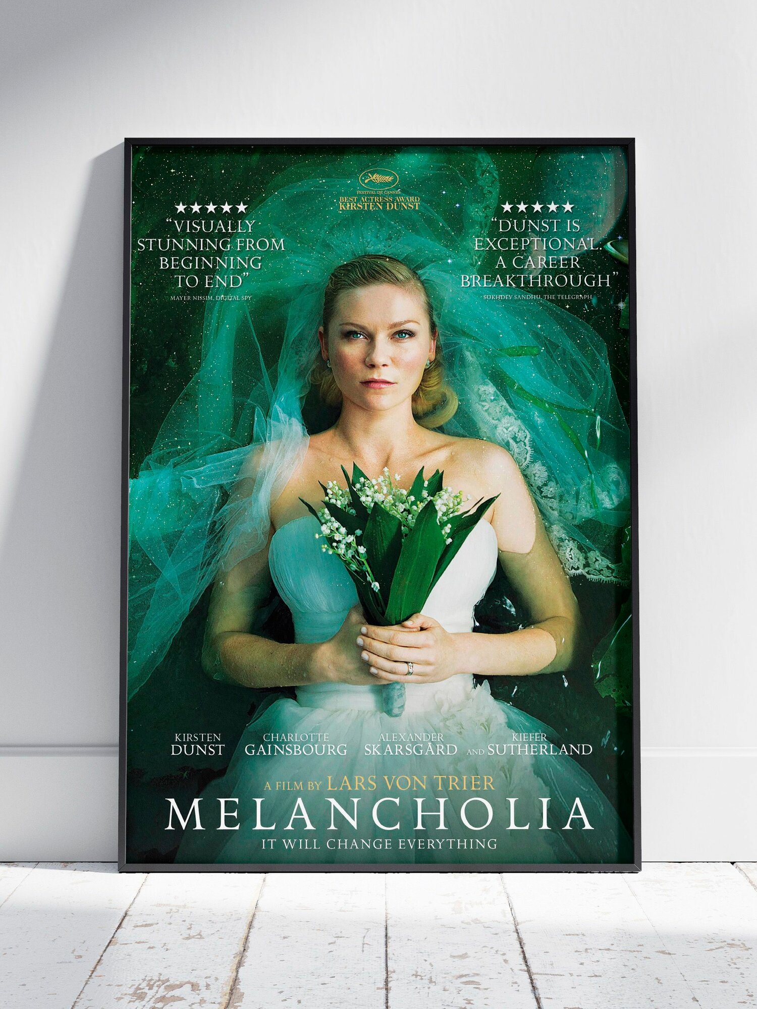 Плакат на стену для интерьера Кирстен Данст (Kirsten Dunst 11) - Постер по актеру фильма, кино, сериала формата A4 (21x30 см)