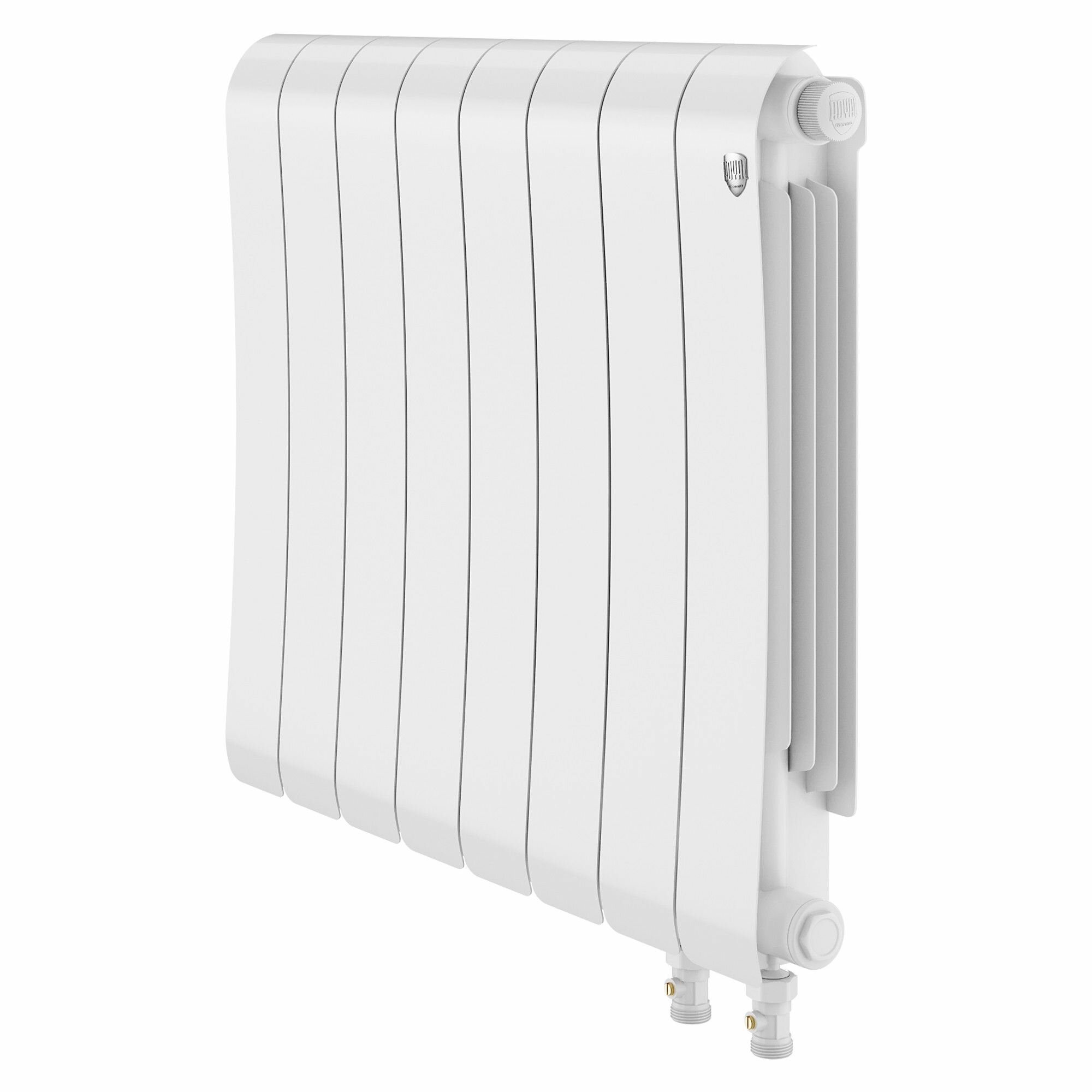 Royal Thermo Infinity 500 х 8 секций радиатор биметаллический нижнее правое подключение цвет Белый