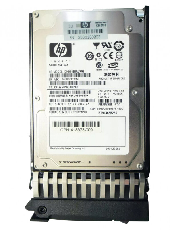 Жесткий диск HP 504062-B21 146Gb SAS 2,5" HDD