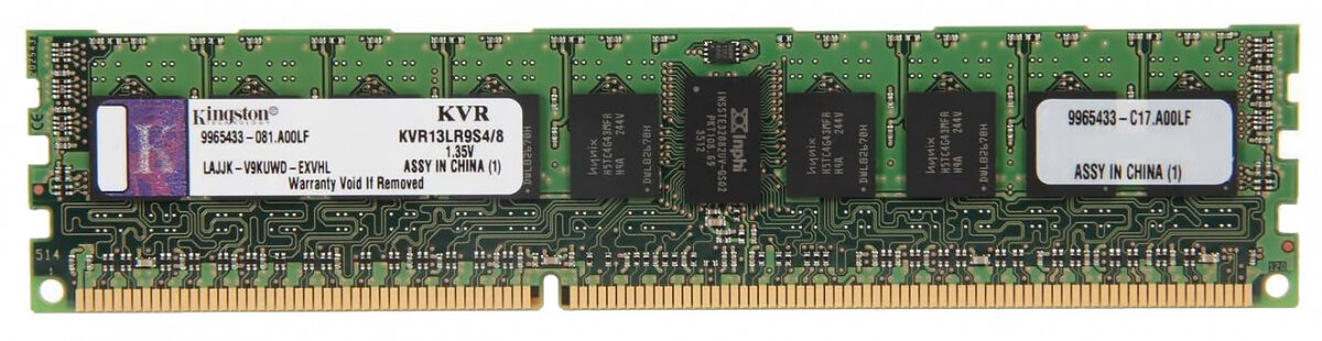 Оперативная память Kingston KVR13LR9S4/8 DDRIII 8Gb