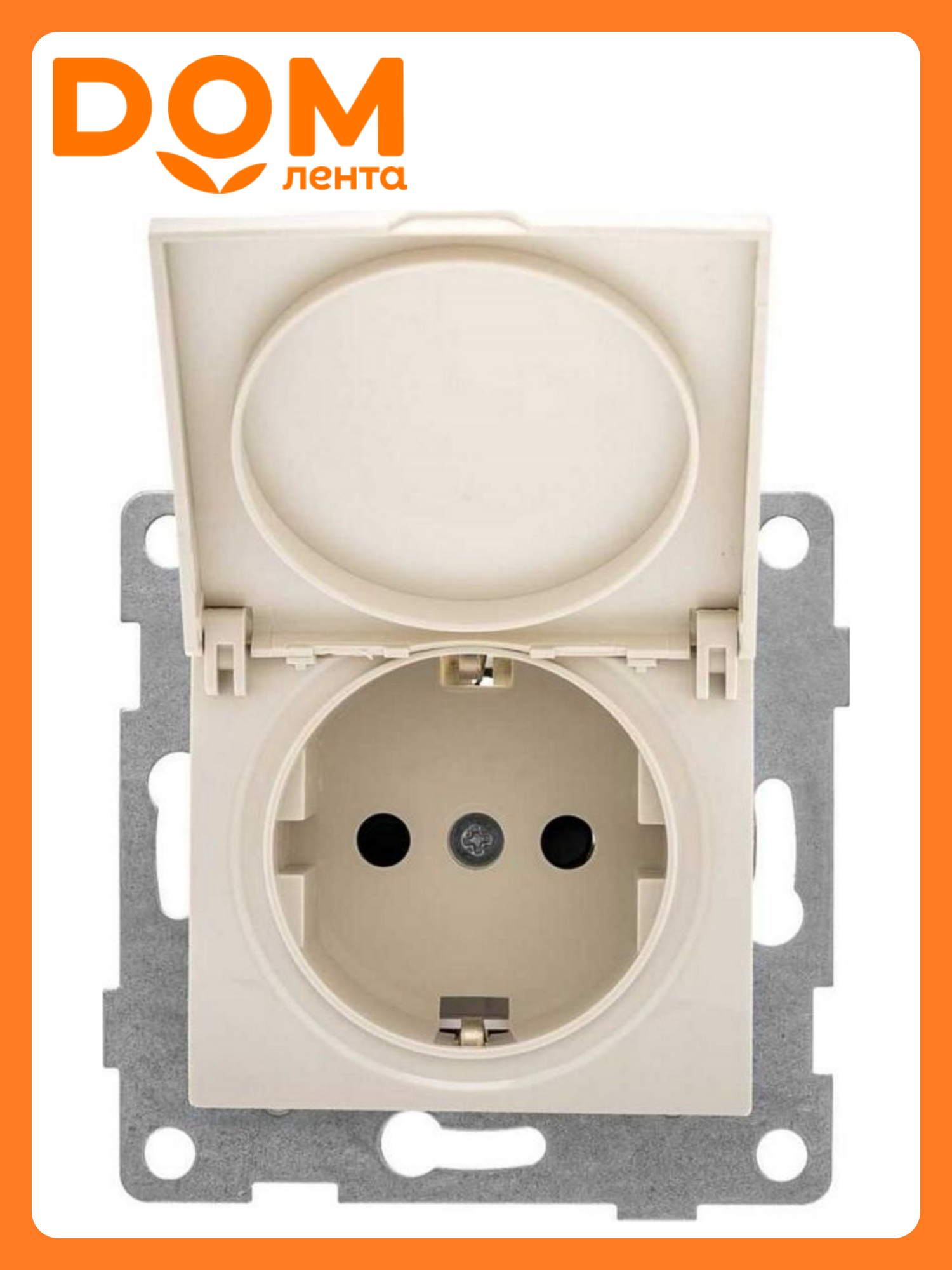 Розетка 1-м СП Bravo 16А 250В GUSI С10Р91-003