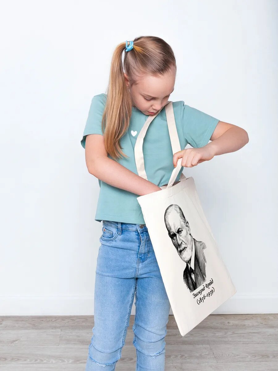 Сумка шоппер кооператив.москва, бежевый — фото 1