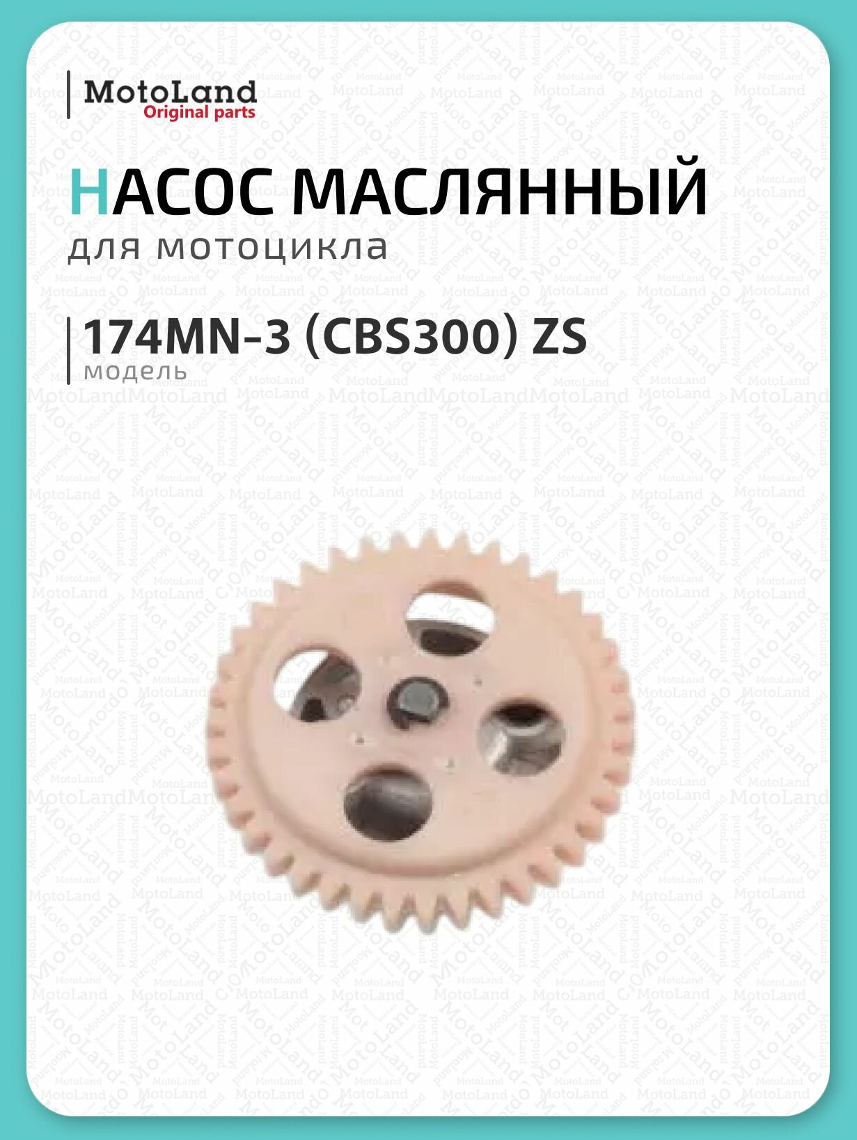 Насос масляный в сборе 174MN-3 (CBS300) ZS X-TECH