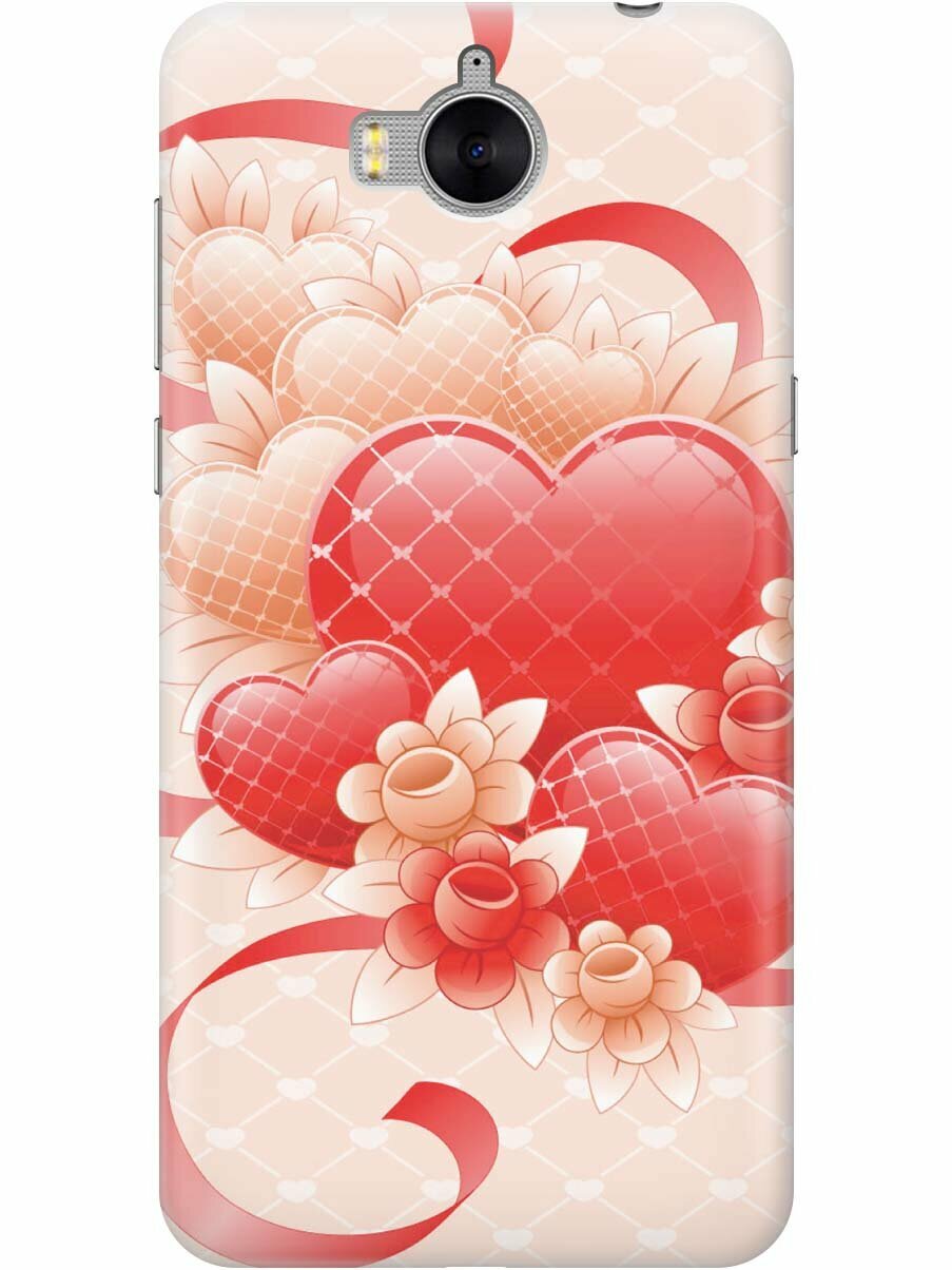 Накладка Transparent для Huawei Y5 2017 с принтом "С любовью"