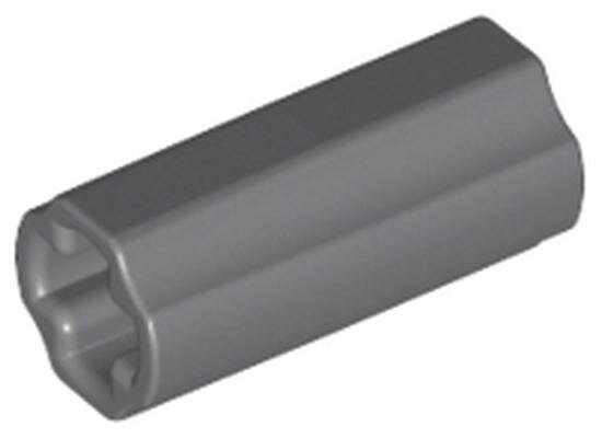 Деталь Lego 6538c Technic, Axle Connector 2L (Smooth with x Hole + Orientation)