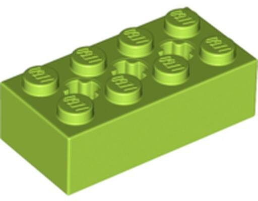 Деталь Lego 39789 Technic, Brick 2 x 4 with 3 Axle Holes