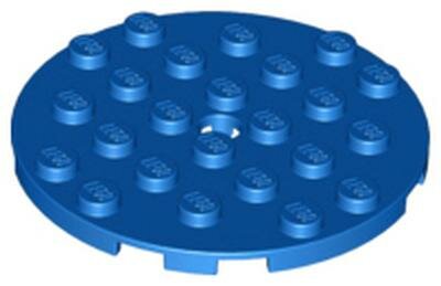 Деталь Lego 11213 Plate, Round 6 x 6 with Hole