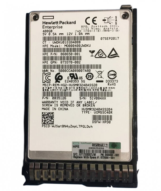 Жесткий диск HP 873370-002 400Gb SAS 2,5" SSD