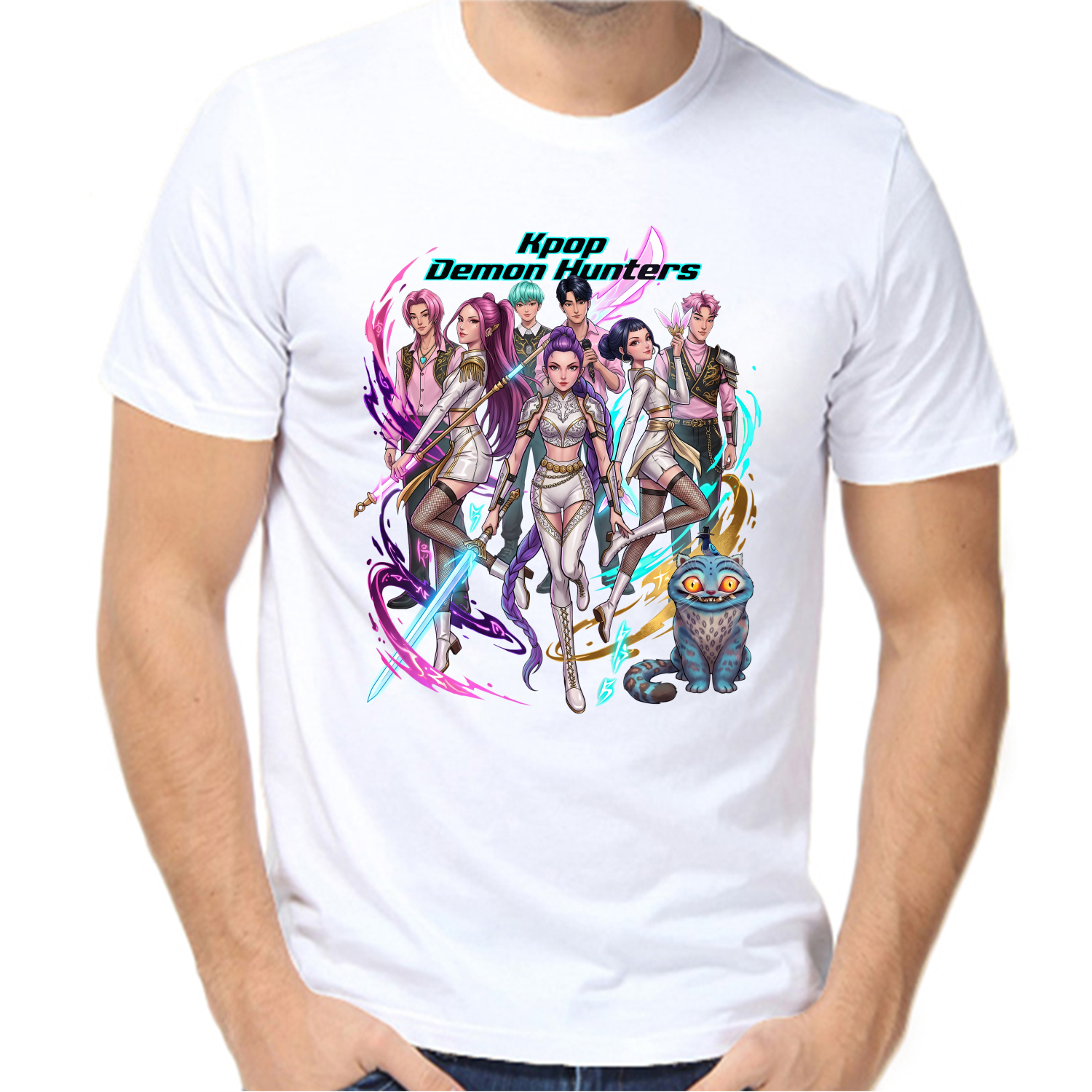 Футболка kpop demon hunters