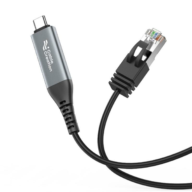 Кабель USB-C — RJ45, 1000 Мбит/с, 1m
