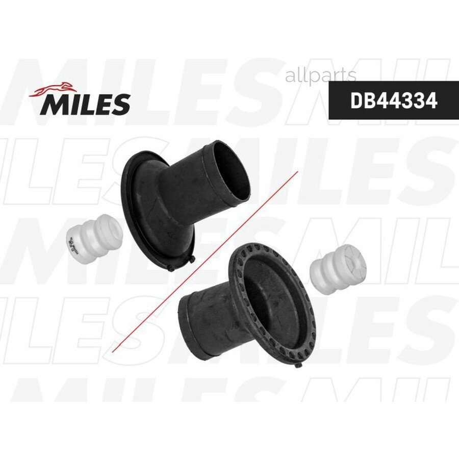 MILES DB44334 Пыльник+отбойник TOYOTA CARINA E/COROLLA 91- пер. (к-т на 1 аморт.)