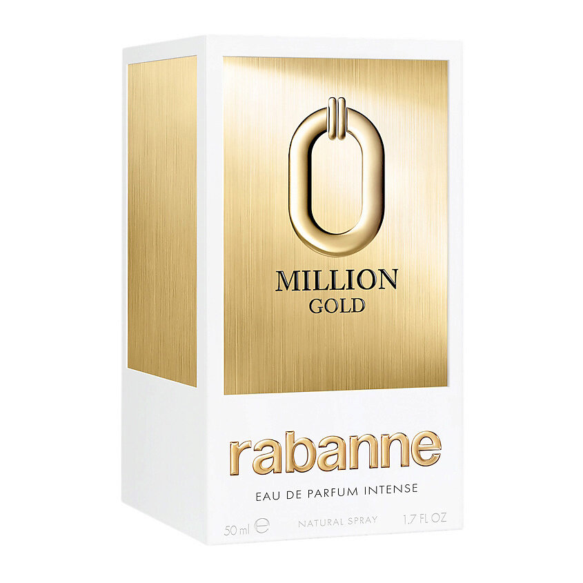 Парфюмерная вода Paco Rabanne "1 Million Gold", мужская, древесный аромат, 50мл