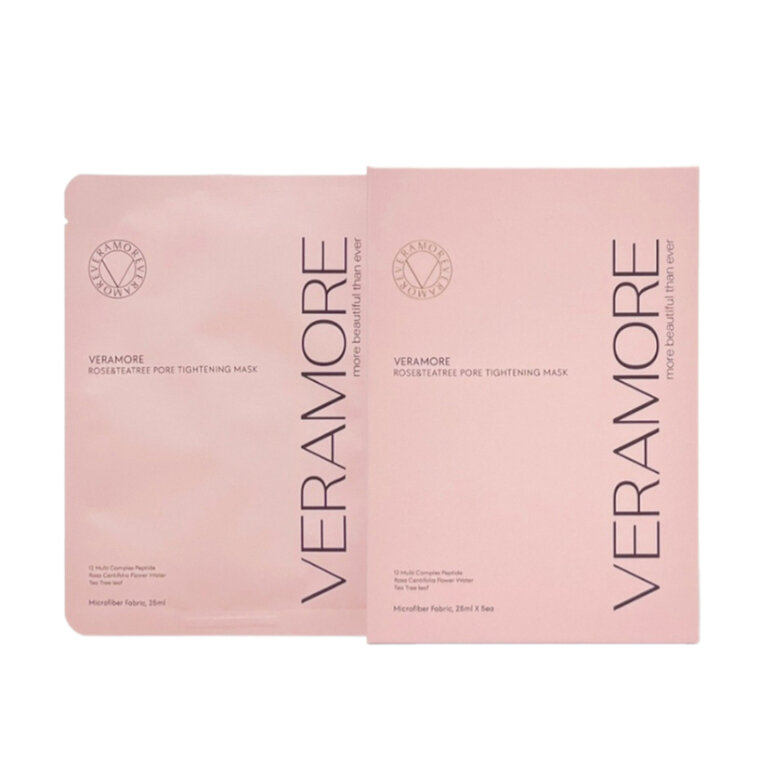 VERAMORE Rose&Tea Tree Pore Tightening Mask Маска Южная Корея 25 мл