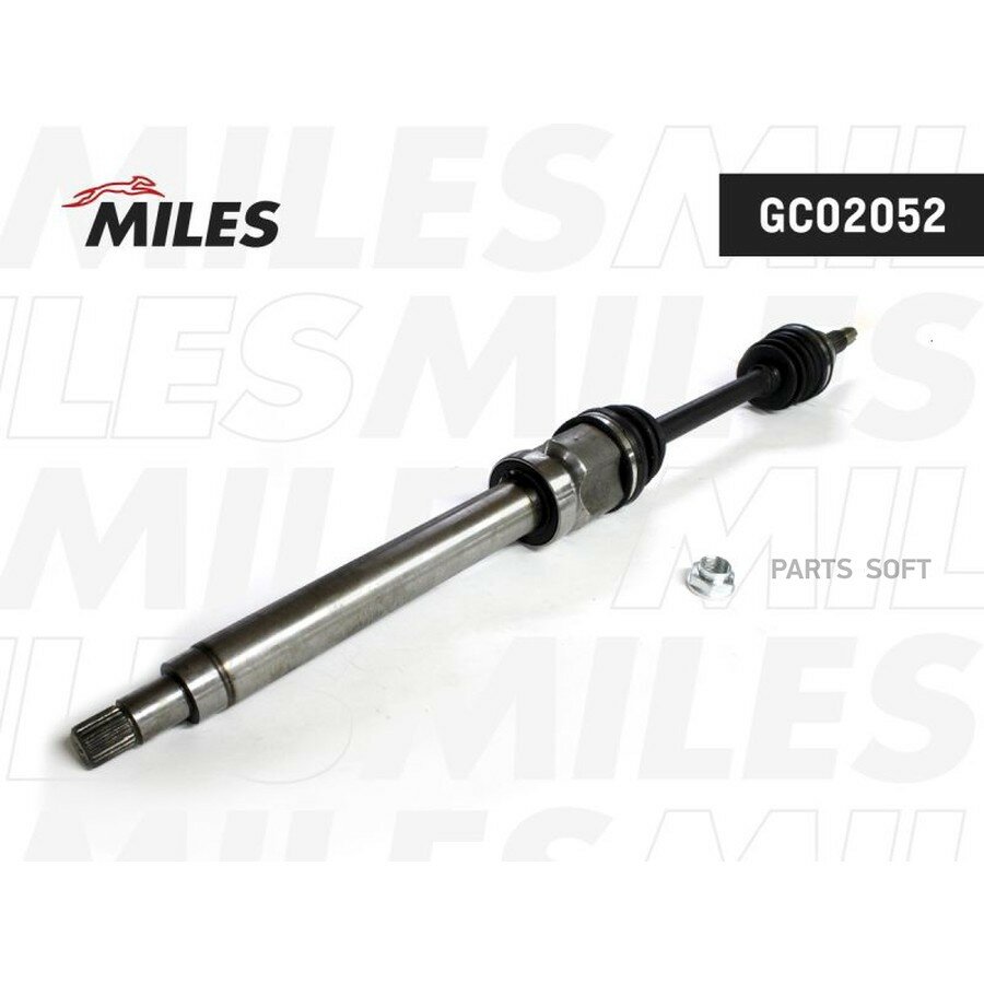 MILES GC02052 Привод в сборе FORD FOCUS 1.4-1.8 98-04 прав. ()