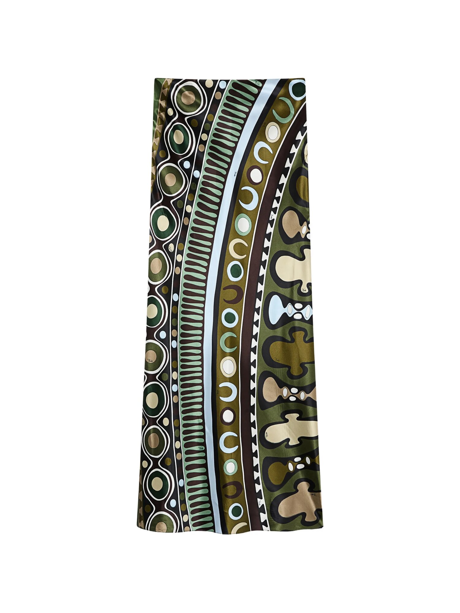 Юбка Soleil-print satin skirt