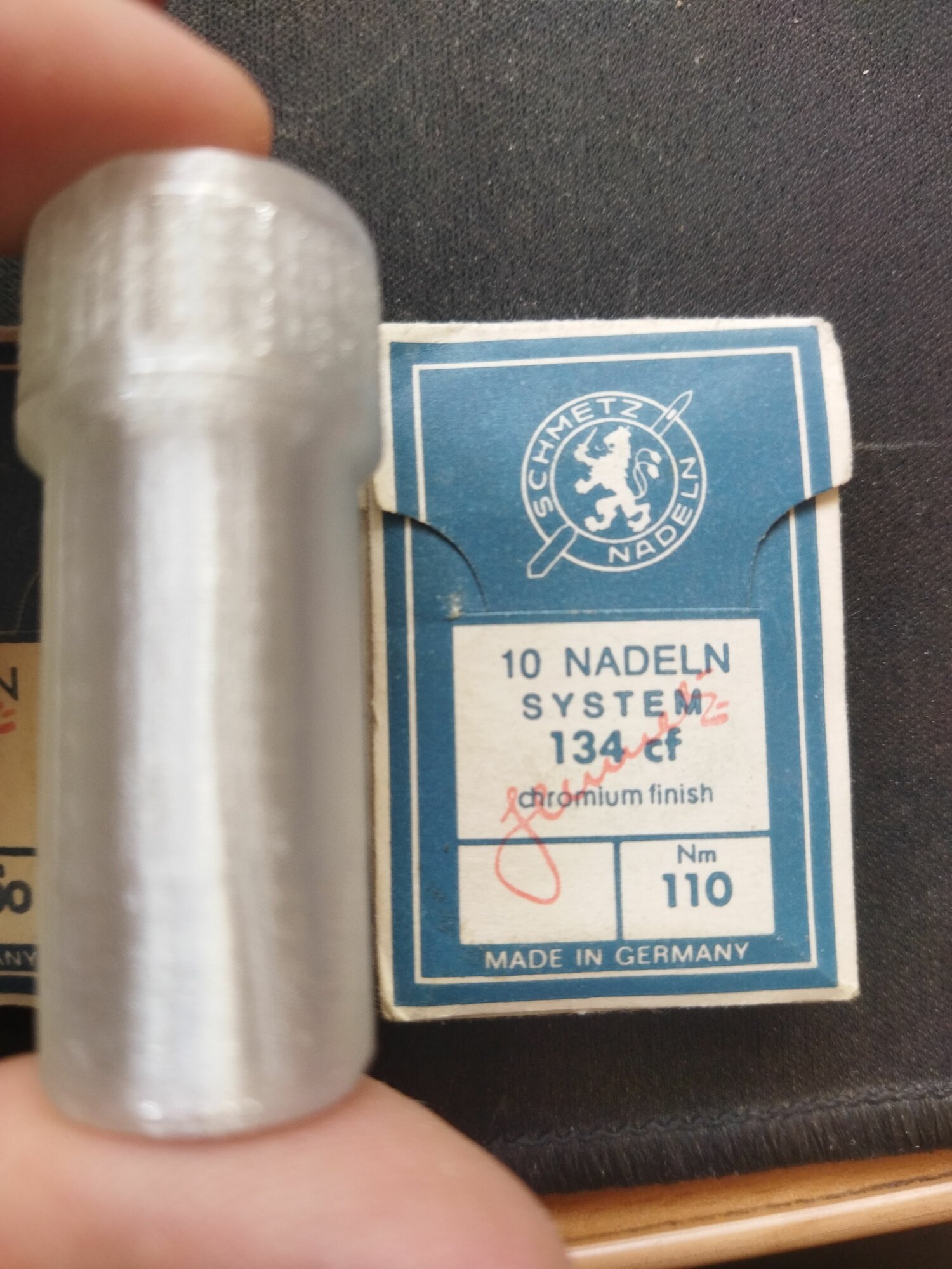 Футляр + Иглы для швейных машин SCHMETZ NM 80 (sistem 134) 10шт Производства до 1990 года!
