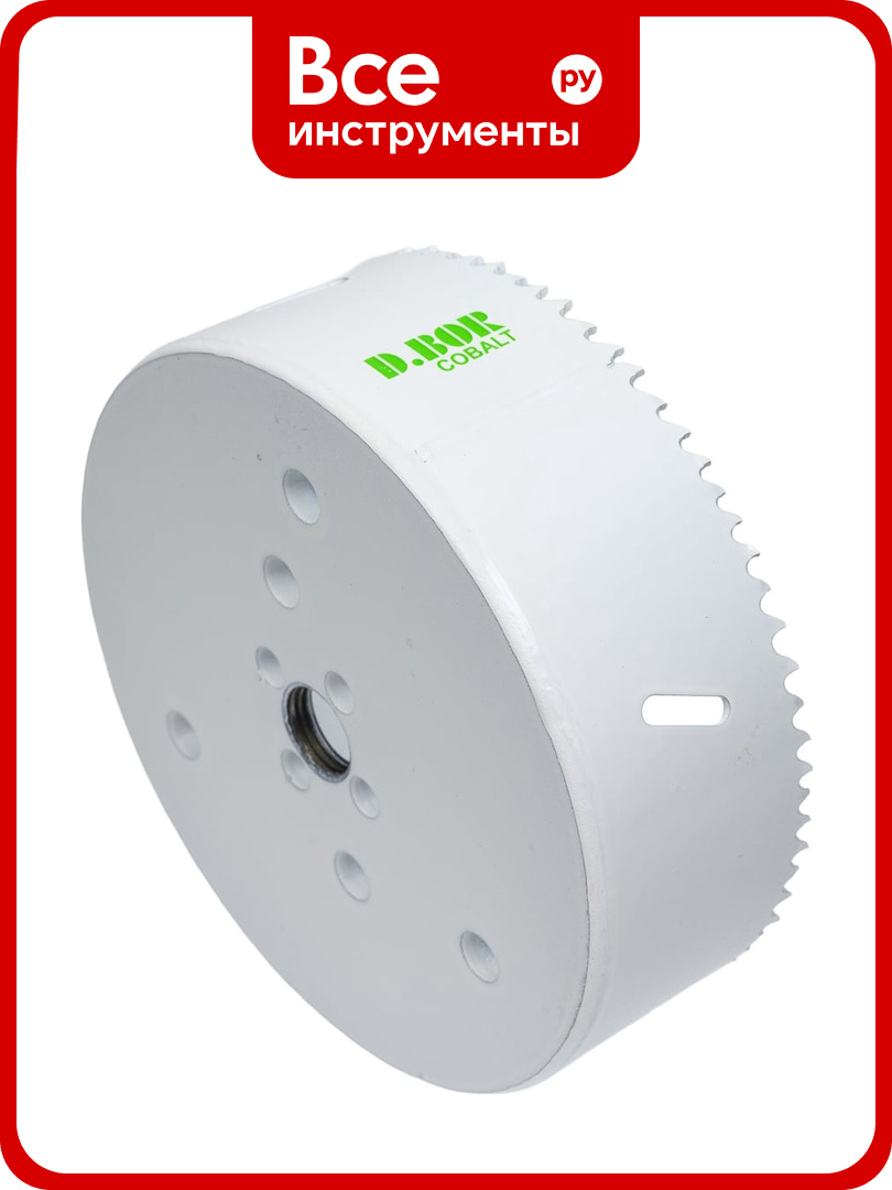 Коронка биметаллическая COBALT M42 127 мм D.BOR D-HS-BIM-CO-38-127