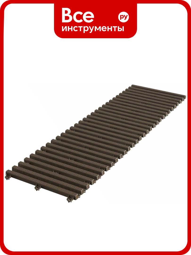 Садовая дорожка Еврогрядка 300x1000, цвет терракот EGDOR30x100tr