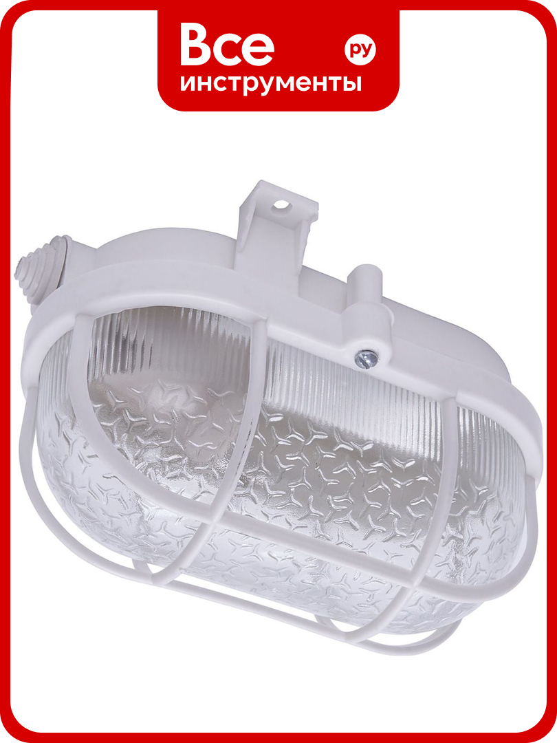 Накладной светильник с решеткой FERON НБП 01-60-002 IP54, 220V, 60Вт, Е27 41404