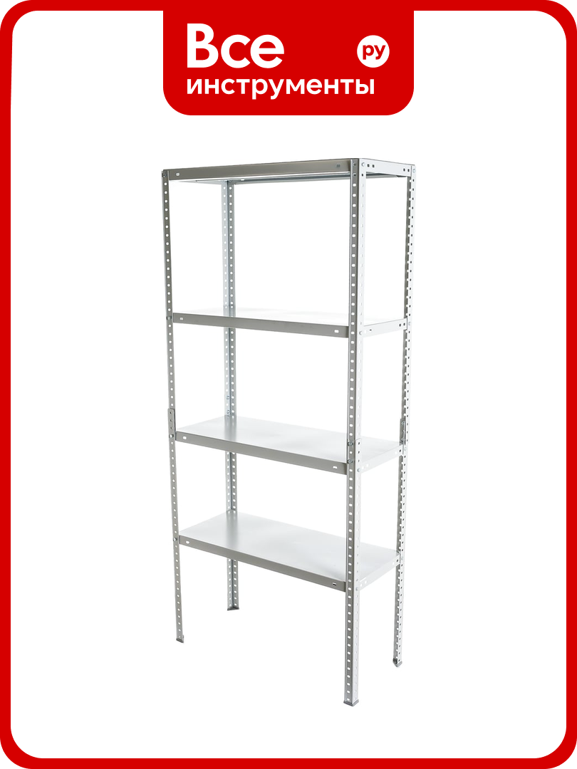 Стеллаж практик MS 160KD, металлический, цвет серый, габариты 160x70x30 см
