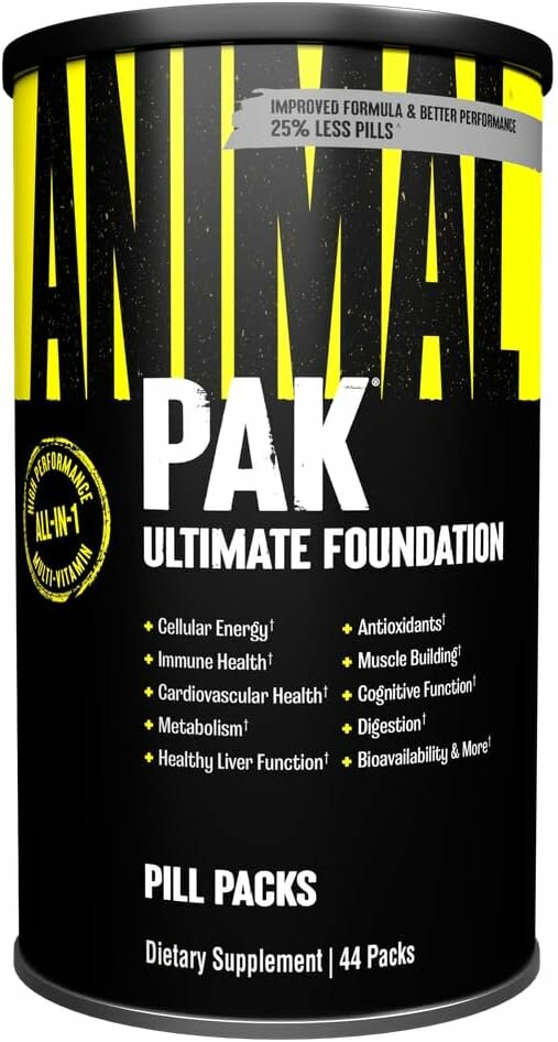 Витамины для женщин 44 пор. Animal Pak, для мужчины, аминокислоты bcaa и еаа, кальций магний