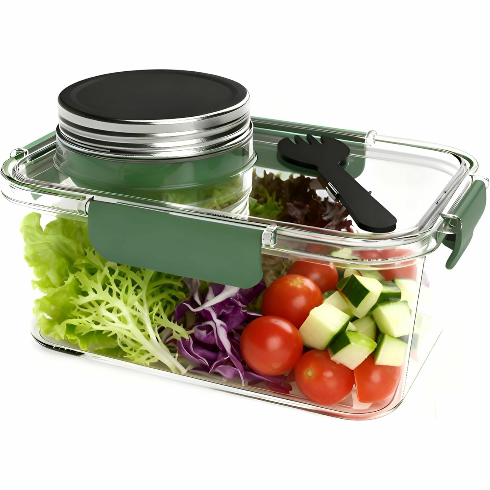Milochic Салатник "Salad Pod" 1 шт темно-зеленый