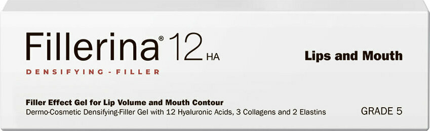 Fillerina Гель-филлер для объема и коррекции контура губ, уровень 5 Fillerina 12HA Densifying-Filler Lips and Mouth Grade 5 270g
