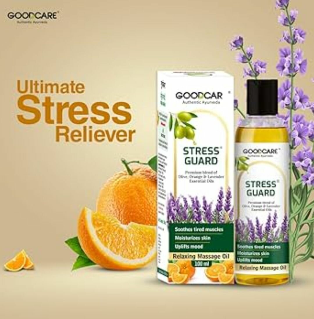 Комплект 2шт. Stress Guard oil, Baidyanath- от стресса, 100мл. Индия