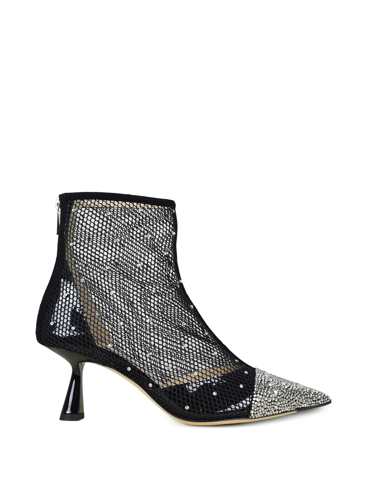 Ботильоны JIMMY CHOO, размер 35, бежевый/белый — фото 1