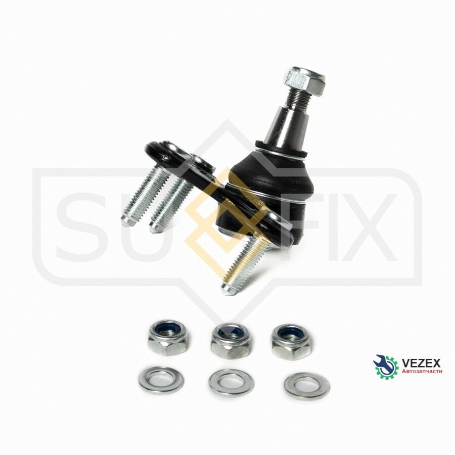 SUFIX SG1162 Опора шаровая | перед лев | AUDI A3(8V) 1.2T-2.0D 12>, SKODA Octavia(5E) 1.2T-2.0 12>, VW Golf VII 1.2T-2.0 12> / Passat 1.4T-3.6 05> / Sharan 1.4T-2.0 10>, SEAT Alhambra 1.4T-2.0 10> / Leon 1.2T-2.0 06>