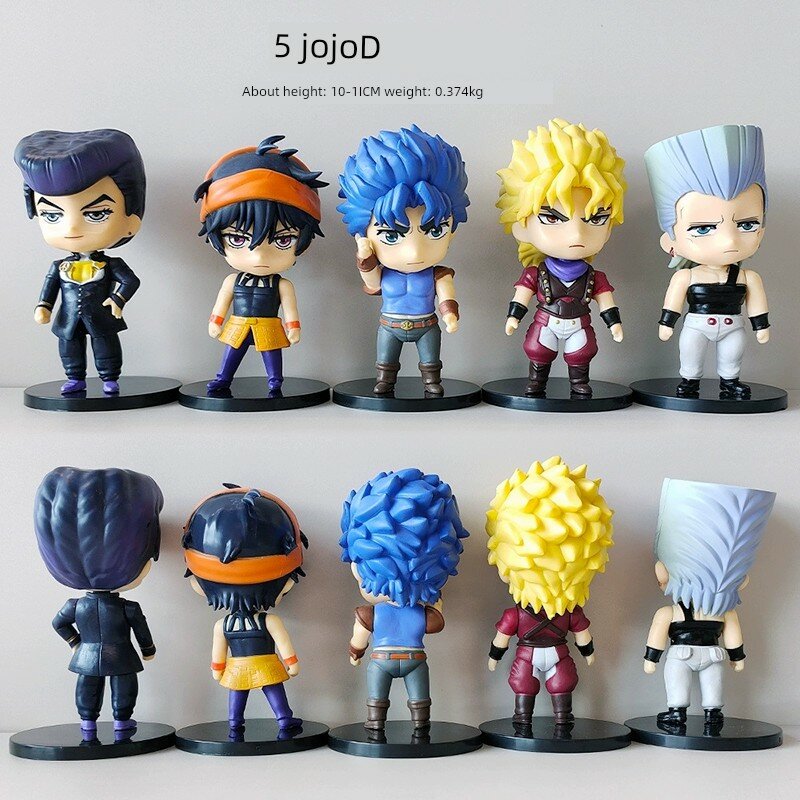 Фигурка JOJO's Bizarre Adventure: Куроширо Джотаро, версия Q, игрушка, кукла, украшение для торта, подарок на день